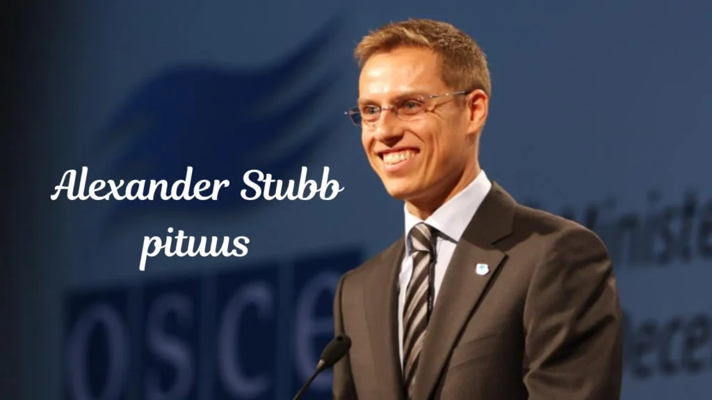 Alexander Stubb pituus – Urheilullinen poliitikko ja vaikuttaja