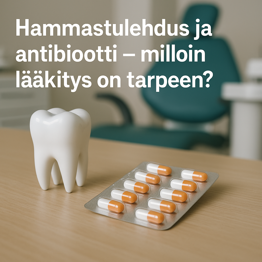 Hammastulehdus ja antibiootti – milloin lääkitys on tarpeen?
