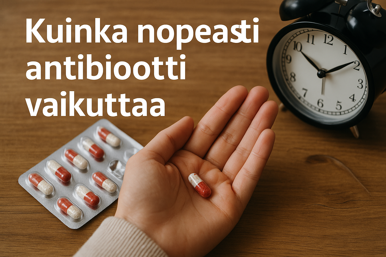 Kuinka nopeasti antibiootti vaikuttaa? Kattava opas suomalaisille